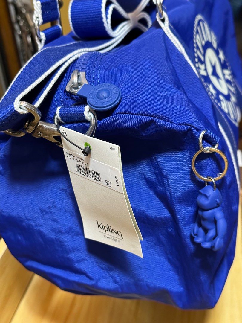 Kipling Laser Blue Onalo Nc KI2556, Women's Fashion, Bags & Wallets ...