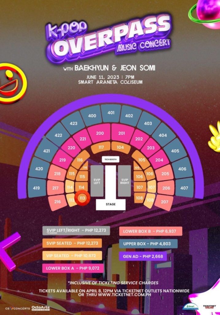 KPOP Overpass Music Concert SVIP 113, Tickets & Vouchers, Event Tickets on Carousell