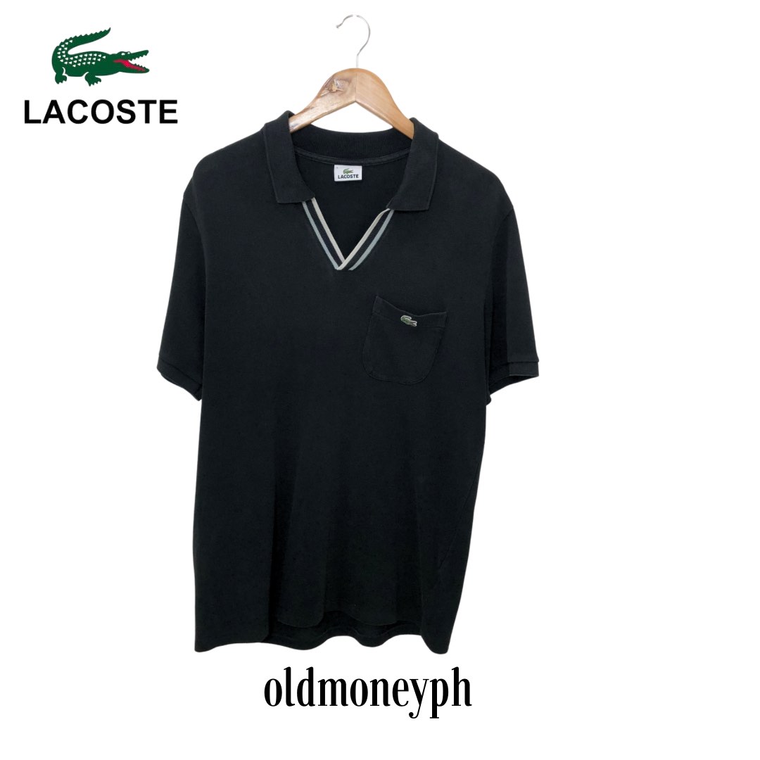 Lacoste Unique Black Polo Shirt on Carousell