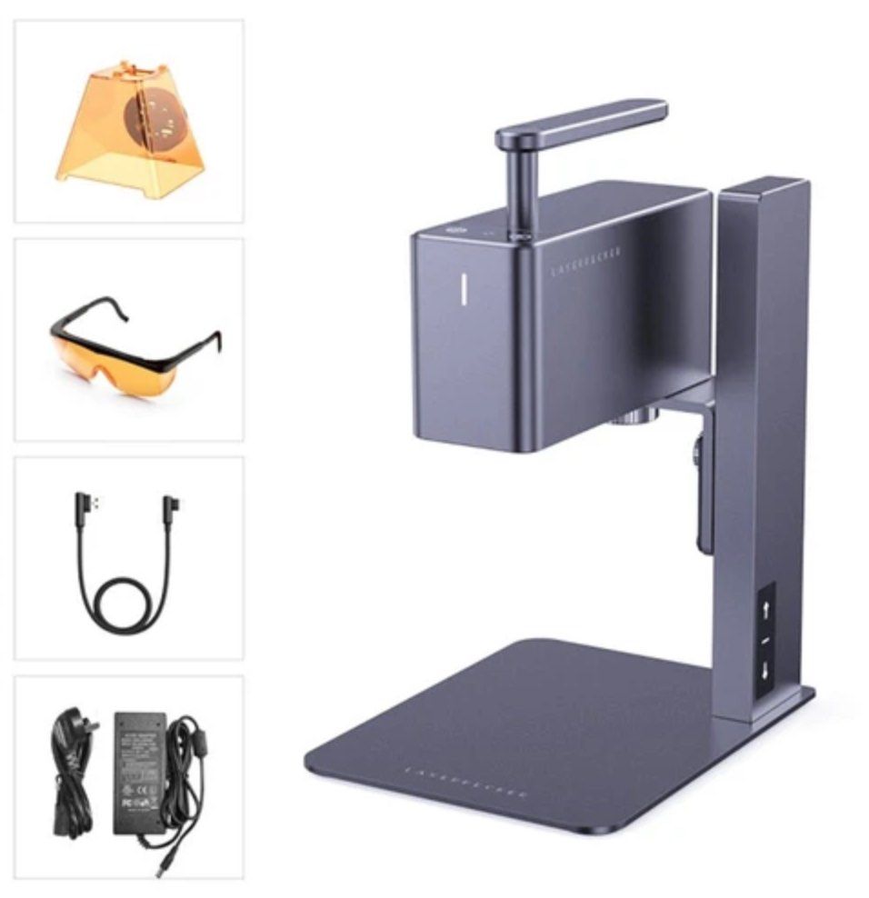 LaserPecker 2 Handheld Laser Engraver Cutter 5W Diode Laser High Speed ...