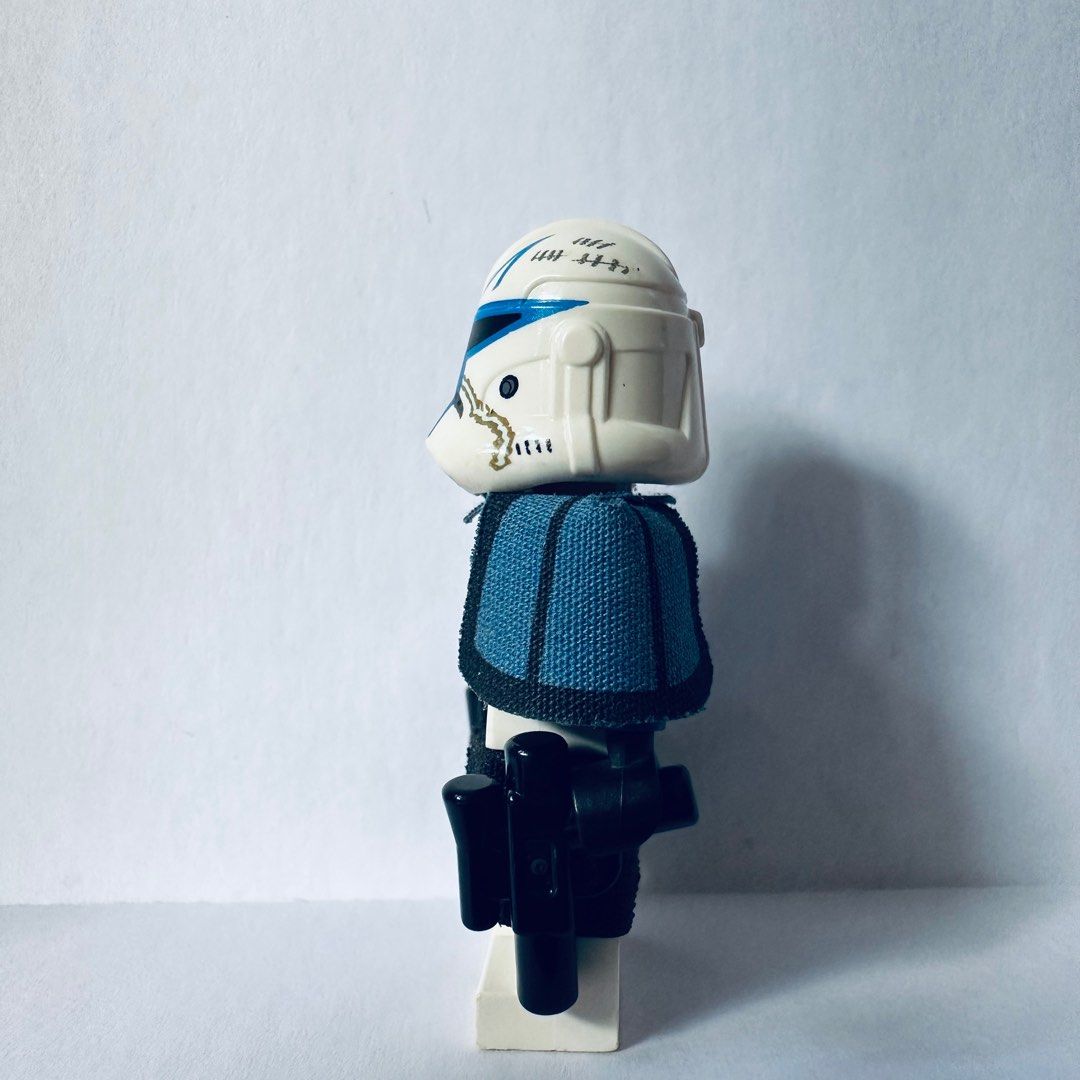 LEGO Clone Trooper Captain Rex Minifig, 501st Legion (Phase 2) - Blue ...