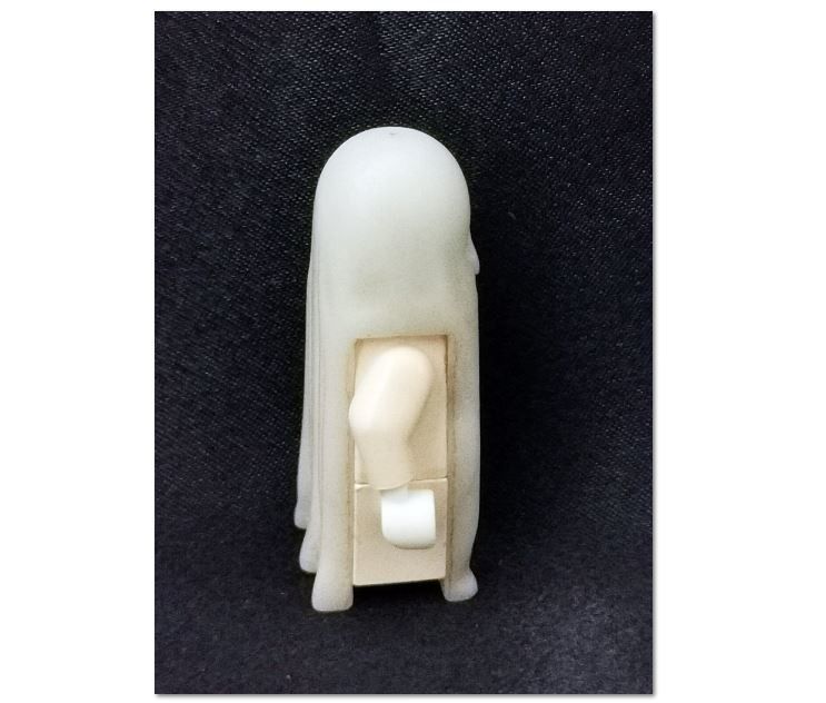 LEGO Smiling Ghost Minifig Figure (Glow in the Dark), Hobbies & Toys ...