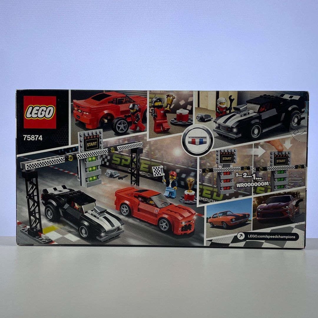 Lego Speed Champions 75874 Chevrolet Camaro Drag Race, Hobbies & Toys ...