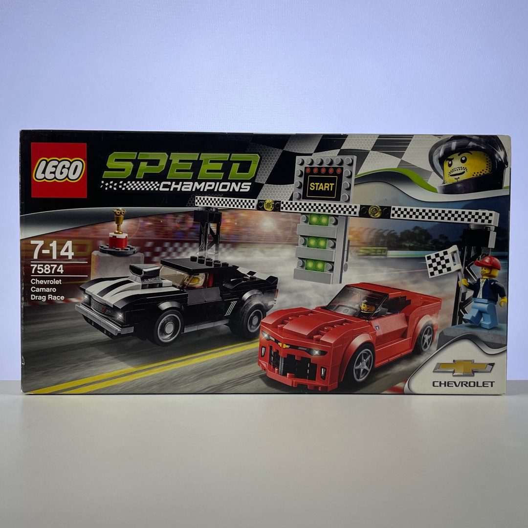Lego Speed Champions 75874 Chevrolet Camaro Drag Race, Hobbies & Toys ...