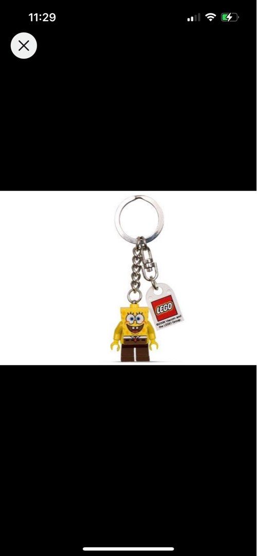 Lego SpongeBob Keychain, Hobbies & Toys, Toys & Games on Carousell