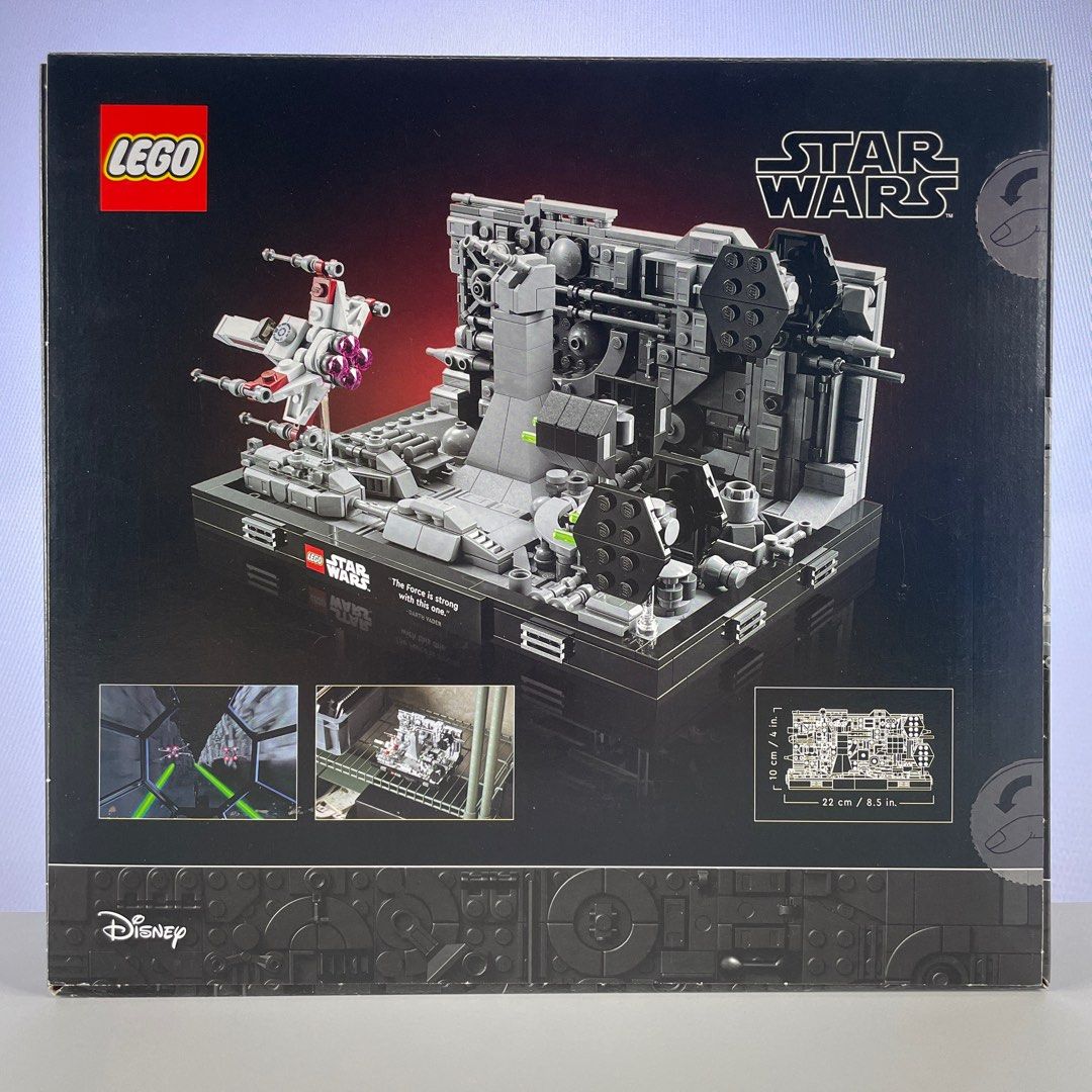 Lego Star Wars 75329 Death Star Trench Run Diorama, Hobbies & Toys ...
