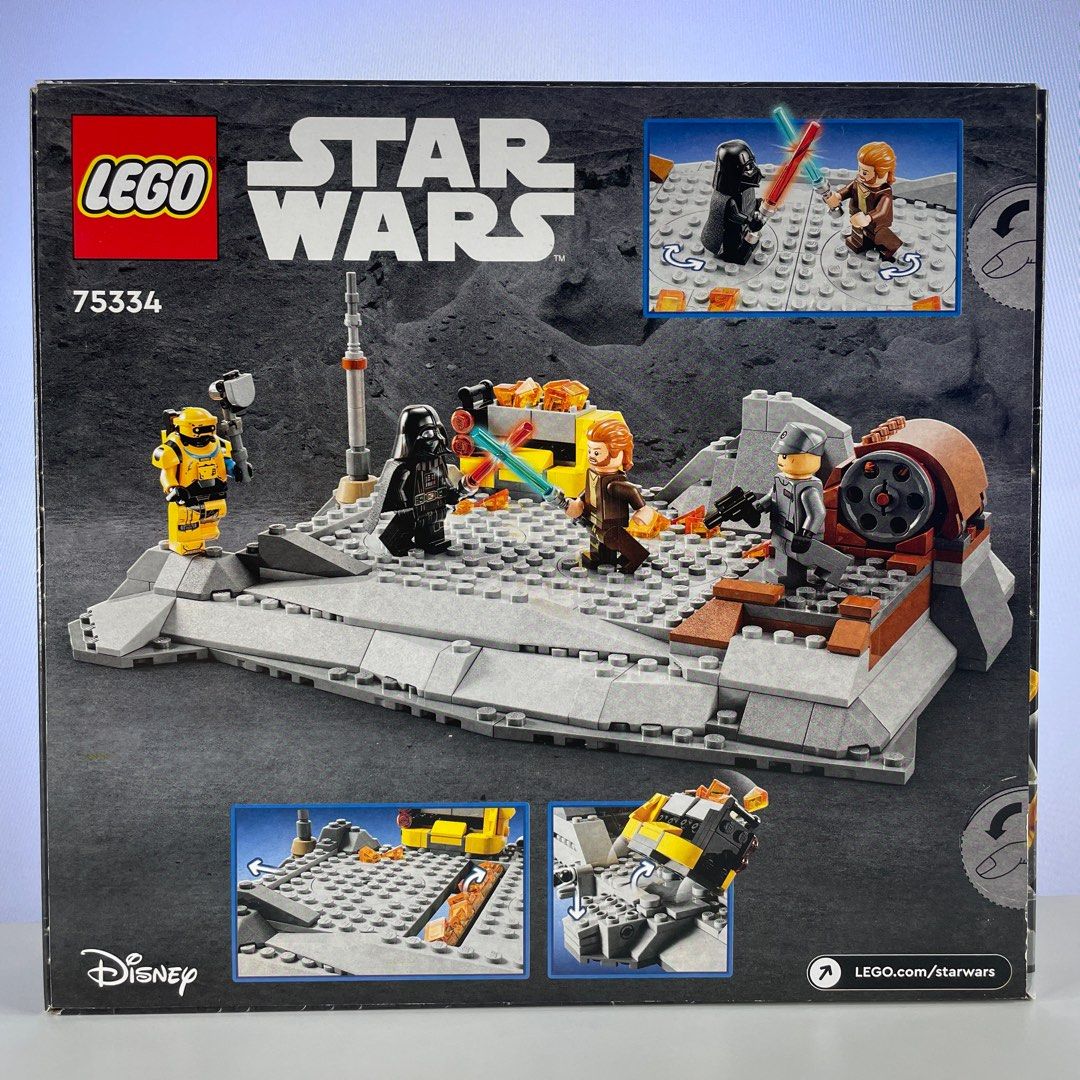 Lego Star Wars 75334 Obi-Wan Kenobi vs. Darth Vader, Hobbies & Toys ...