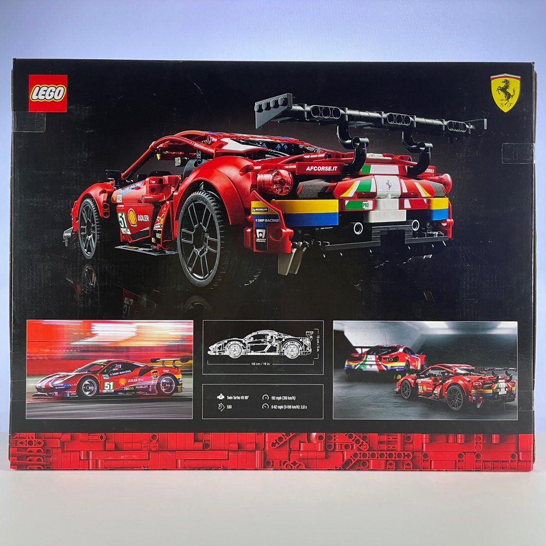 Lego Technic 42125 Ferrari 488 GTE 'AF Corse #51', Hobbies & Toys, Toys ...