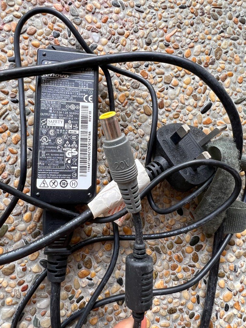 Lenovo AC Adapter 65W 20V, Computers & Tech, Parts & Accessories ...