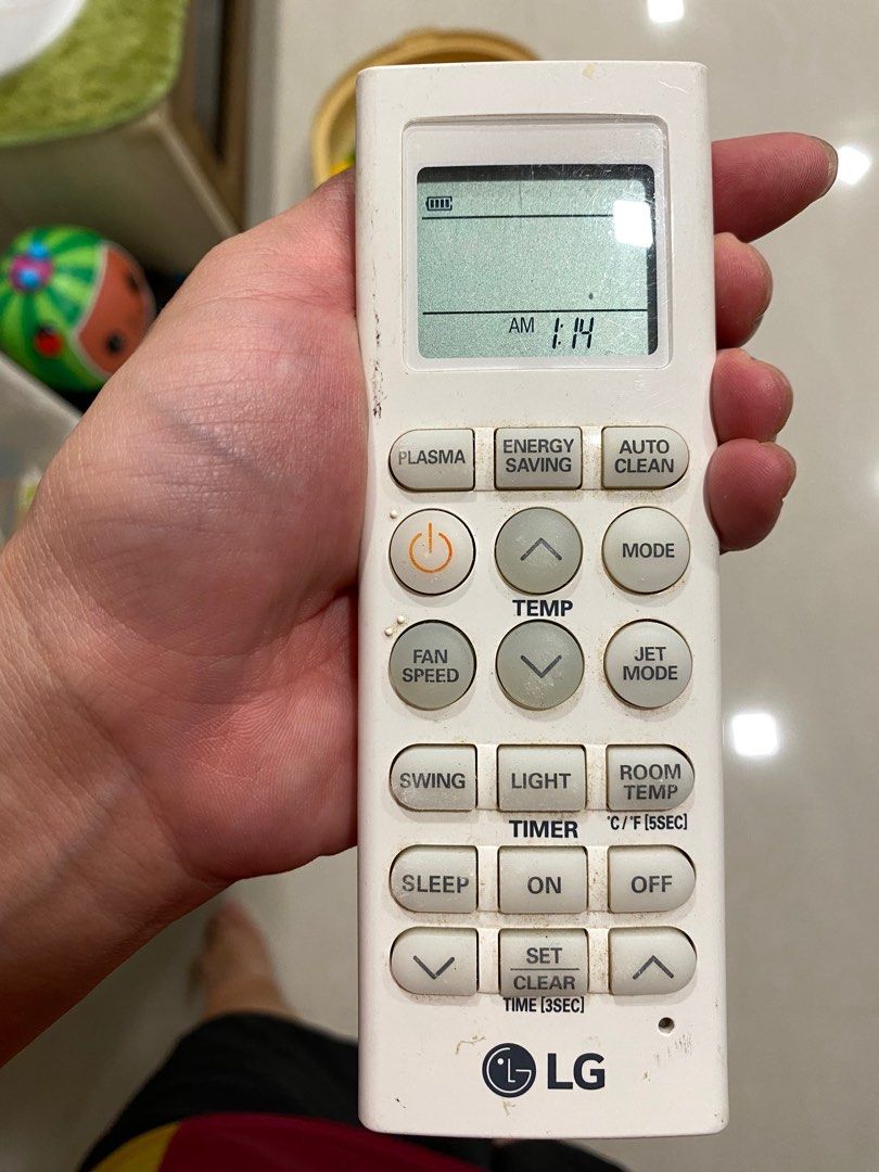 LG aircon remote, TV & Home Appliances, Air Conditioners & Heating on ...