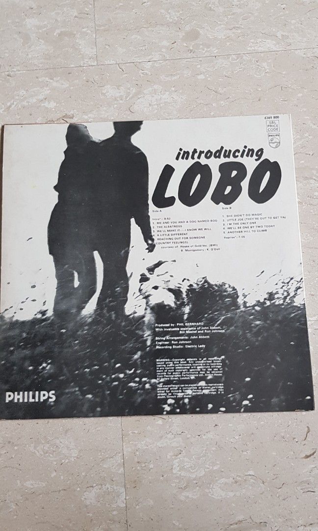 Lobo lp vinyl record, Hobbies & Toys, Music & Media, Vinyls on Carousell