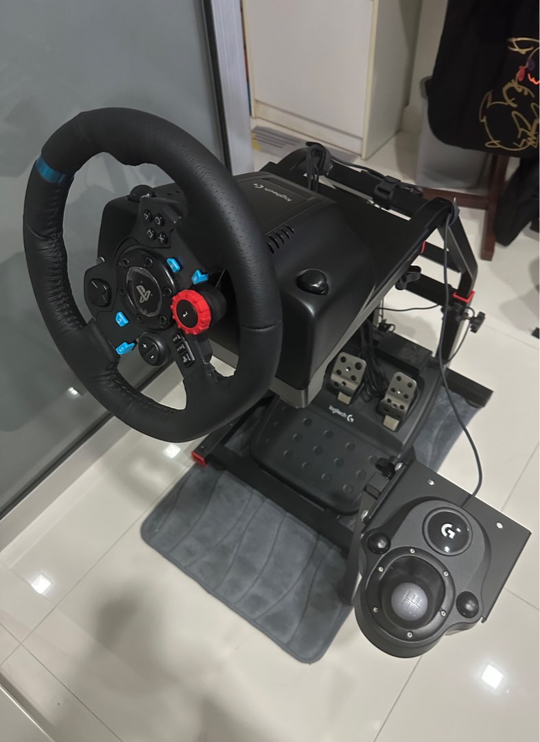 Logitech G29 Racing Wheel, Pedestal, Shifter and Stand, Video Gaming ...