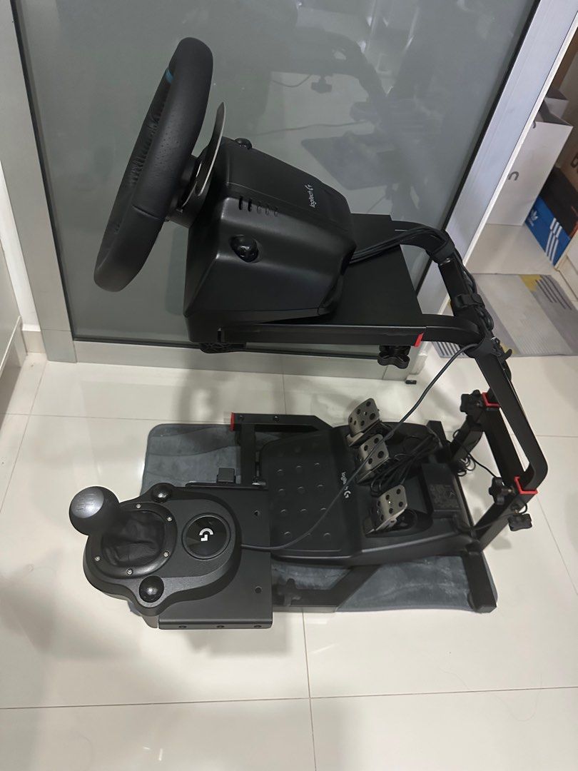 Logitech G29 Racing Wheel, Pedestal, Shifter and Stand, Video Gaming ...