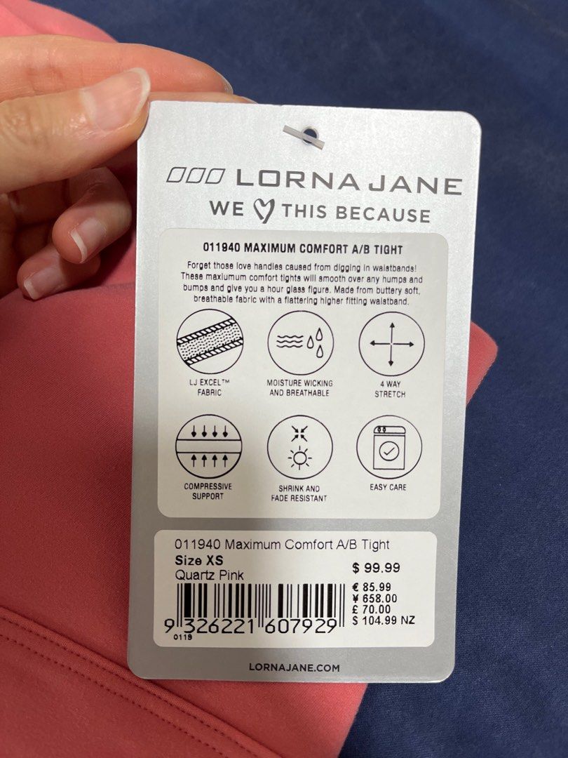 Lorna Jane maximum Comfort A/B Tights, Women's Fashion, Activewear on ...