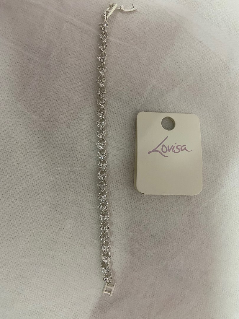lovisa heart tennis bracelet, Women's Fashion, Jewelry & Organisers, Bracelets on Carousell