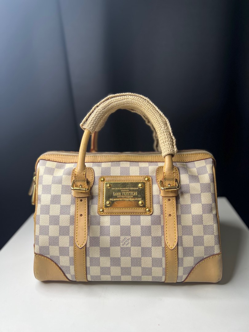Lv speedy azure, Luxury, Bags & Wallets on Carousell