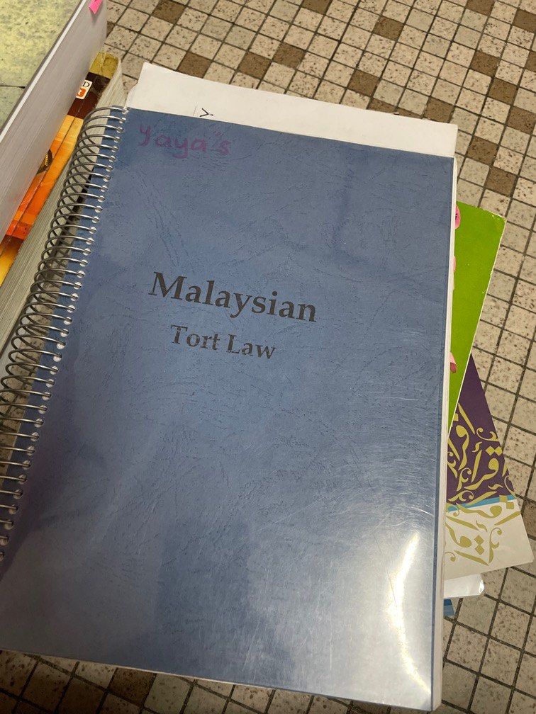 Malaysian Tort Law Wan Azlan Ahmad, Hobbies & Toys, Books & Magazines ...