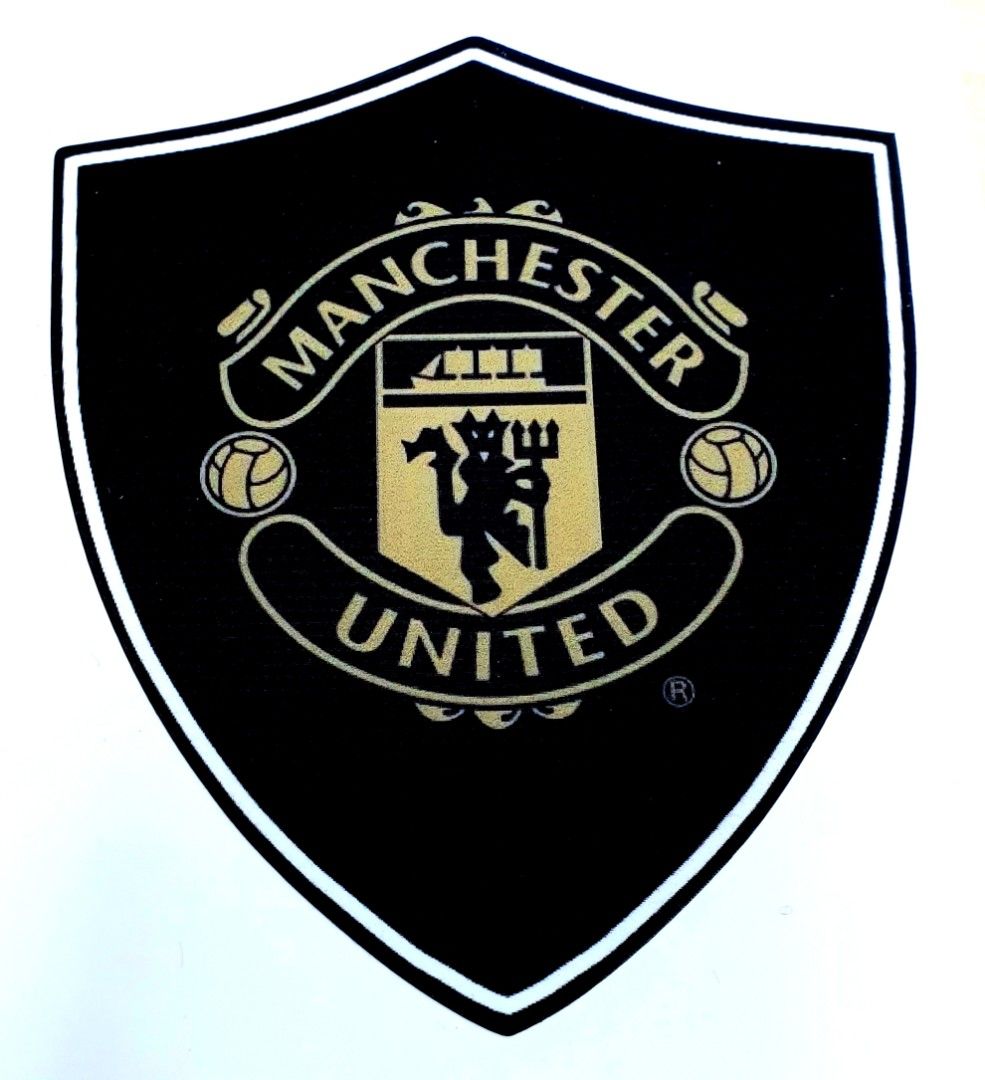 Manchester United Shield Car Decal, Hobbies & Toys, Stationery & Craft ...