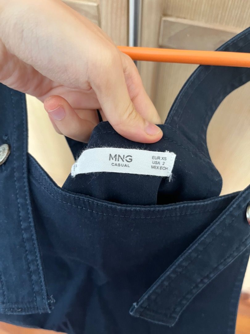 Mango navy overalls, Women's Fashion, Dresses & Sets, Dresses on Carousell