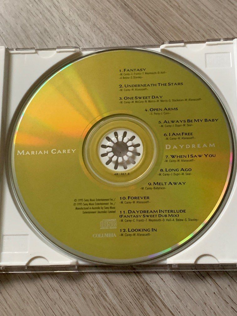Mariah Carey ~ Daydream (Made in Australia), Hobbies & Toys, Music & Media, CDs & DVDs on Carousell