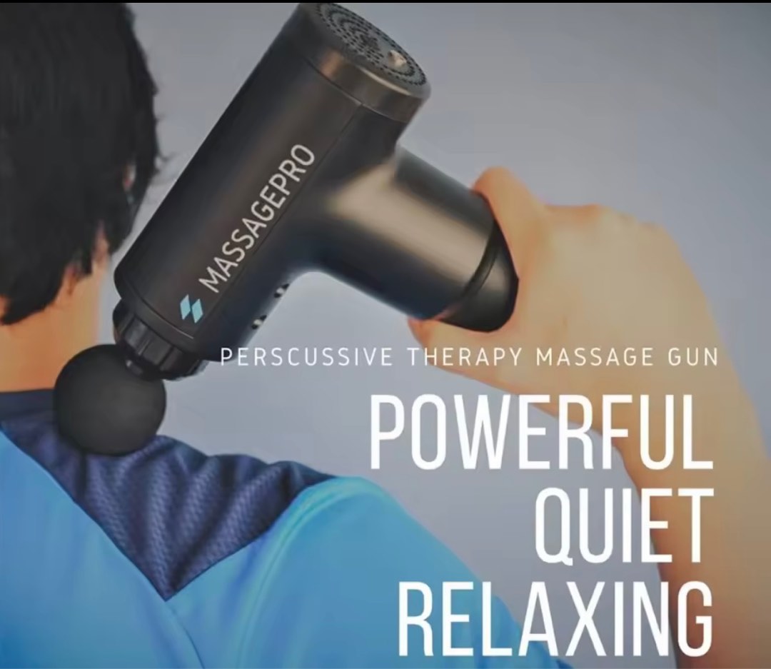 MassagePro Percussive Therapy Massager, Health & Nutrition, Massage ...