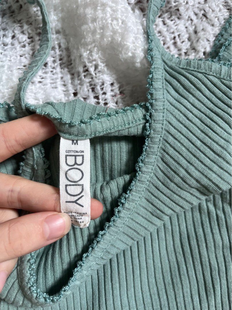 Matching sage green lace set, Women's Fashion, Dresses & Sets, Sets or ...