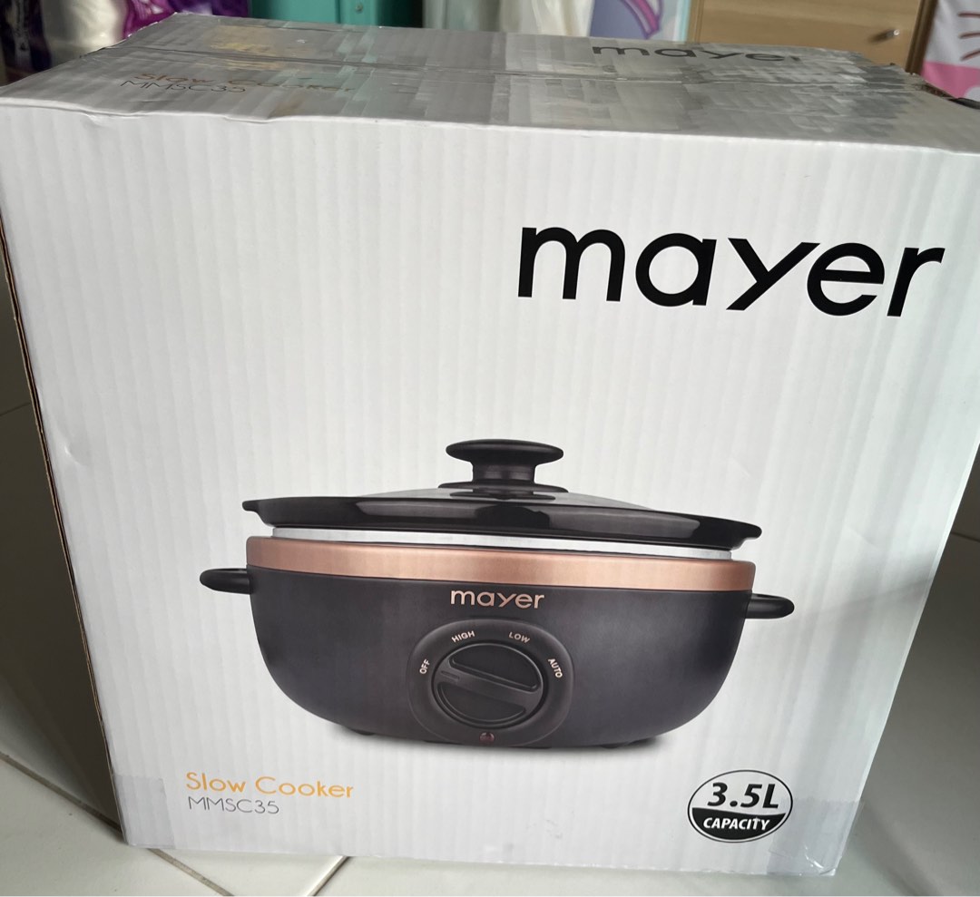 Mayer Slow Cooker 3.5L, TV & Home Appliances, Kitchen Appliances ...
