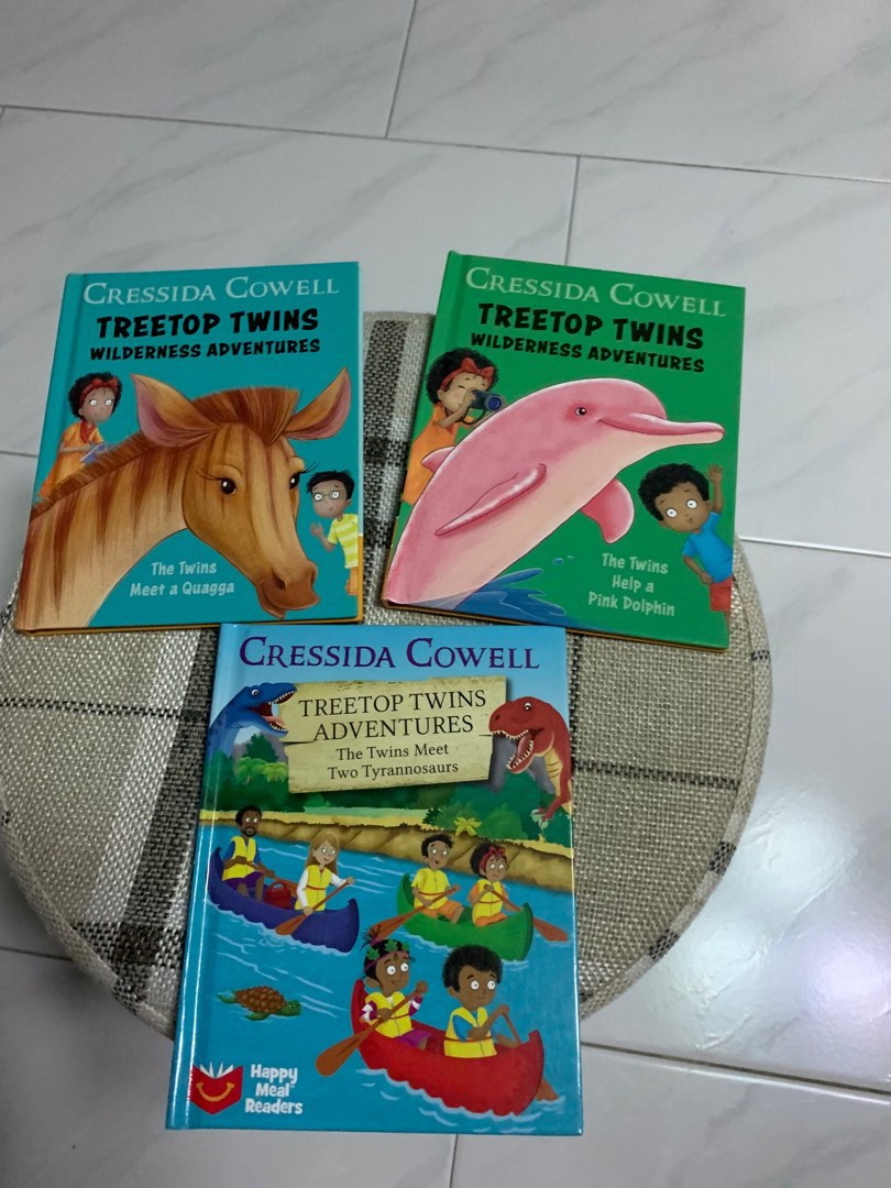 McD Happy Meal Books - Cressida Cowell series, Hobbies & Toys, Books ...