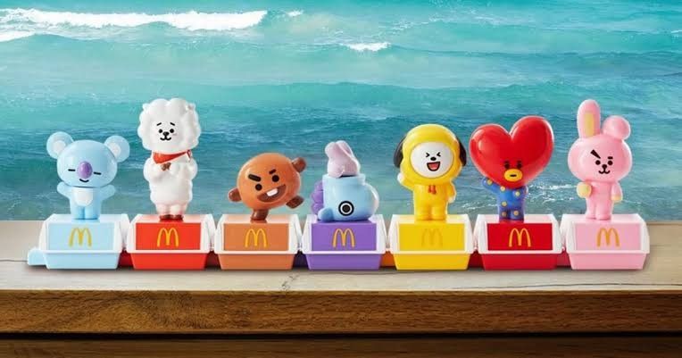 Mcdonald's Happy Meal BT21 bundle, Hobbies & Toys, Toys & Games on ...