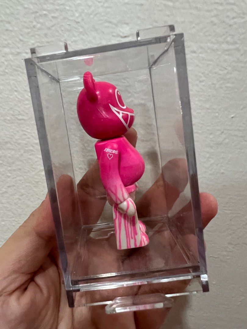 Medicom Be@brick Pink Andre Bearbrick, Hobbies & Toys, Memorabilia ...