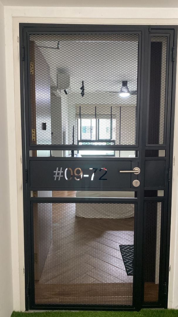 Mesh Gate Design, Furniture & Home Living, Security & Locks, Locks ...