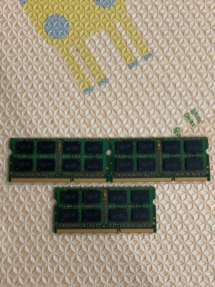 Micron PC3-8500S 2GB Laptop RAM x 3, Computers & Tech, Parts ...