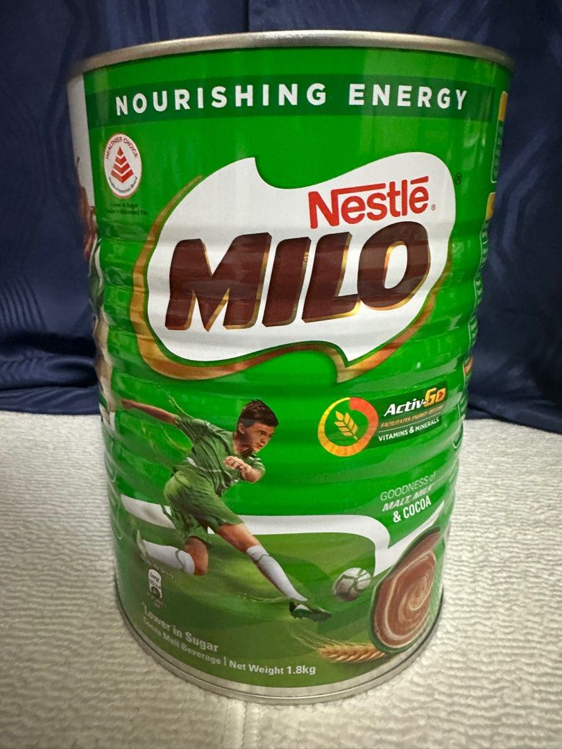 Milo 1.8KG Tin Can, Food & Drinks, Beverages on Carousell