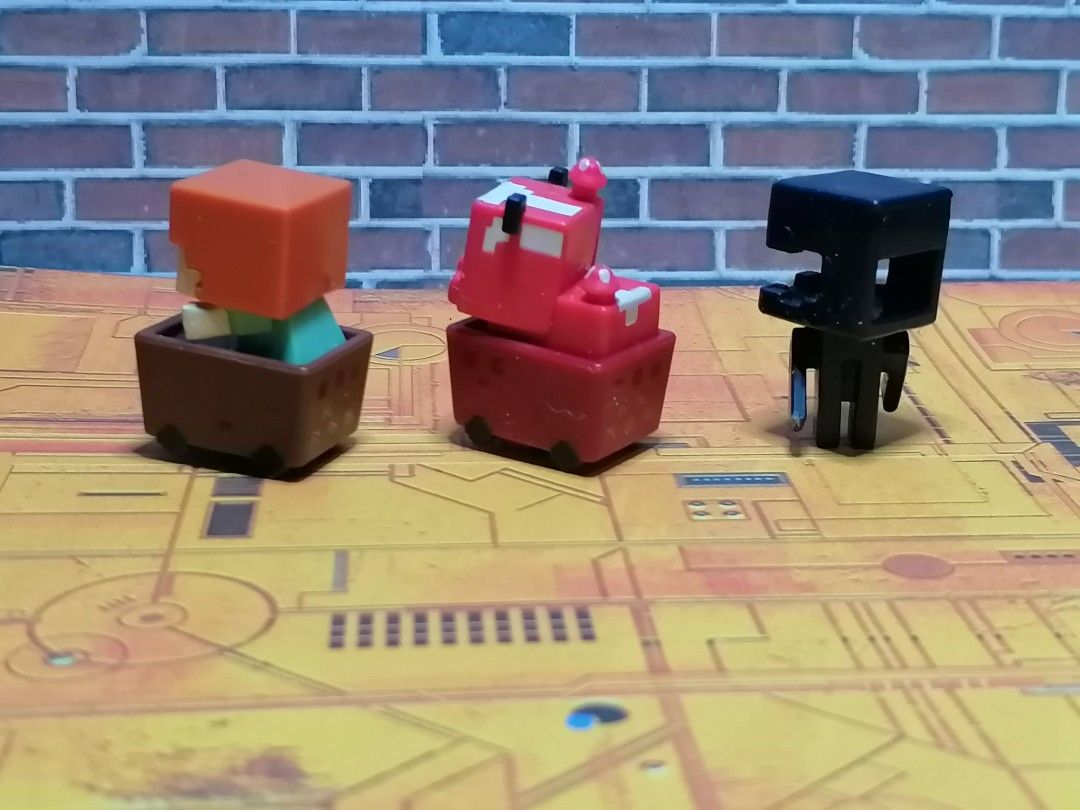 Minecraft Die-Cast Metal Collections set of 3, Hobbies & Toys, Toys ...