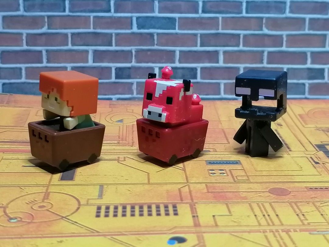 Minecraft Die-Cast Metal Collections set of 3, Hobbies & Toys, Toys ...
