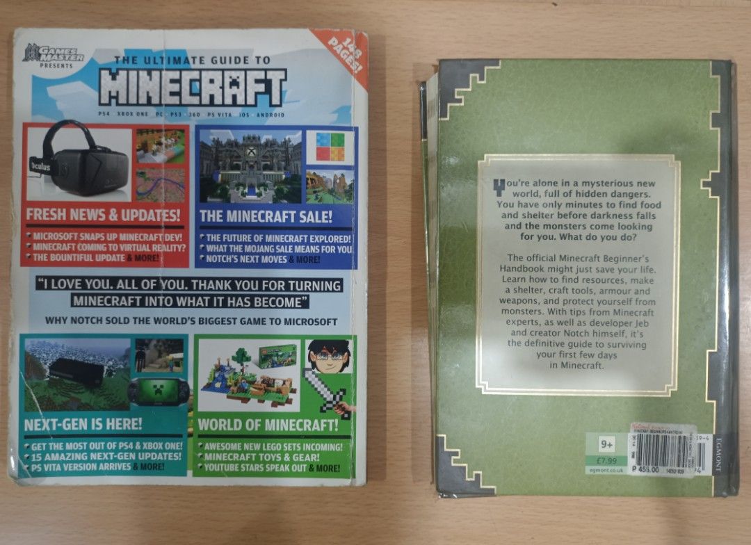 Minecraft handbook + Ultimate Guide for Minecraft, Hobbies & Toys ...