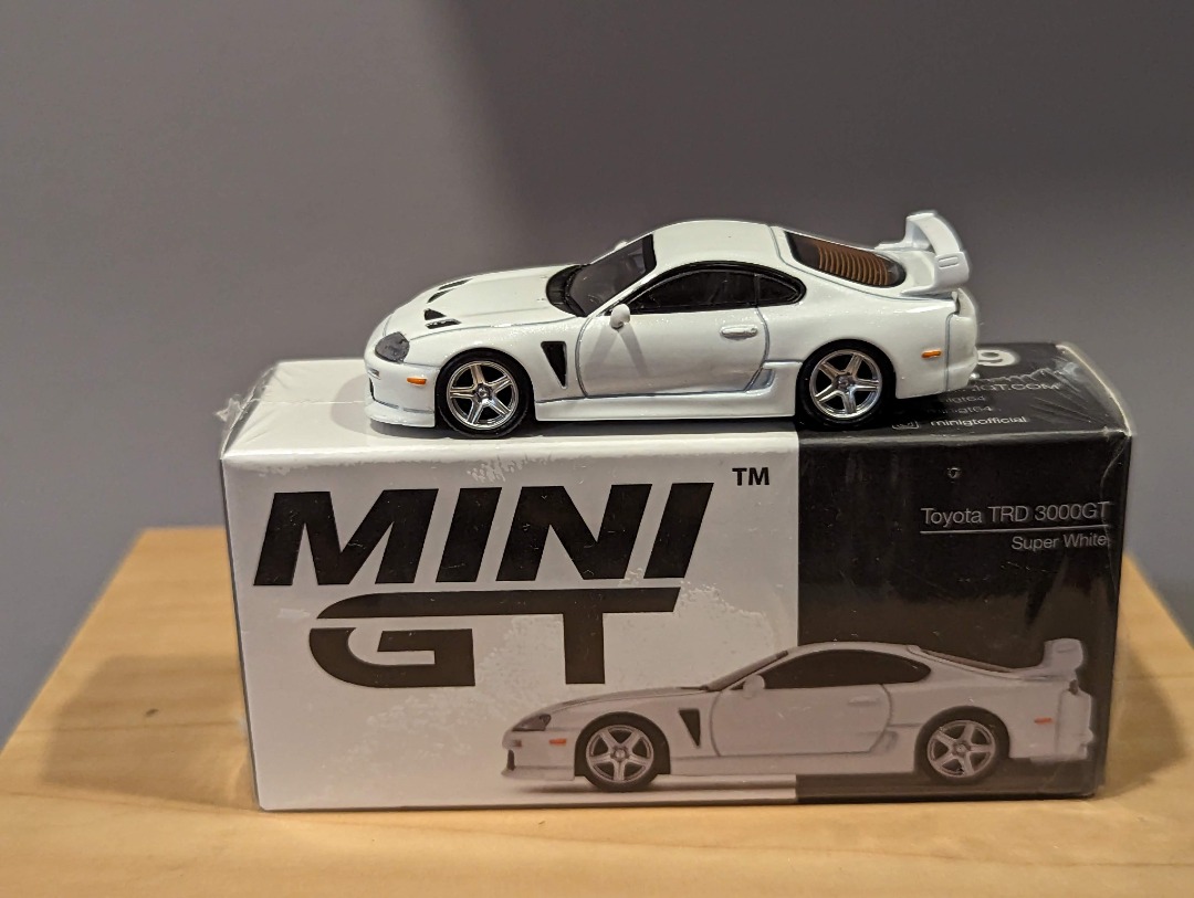 Mini GT Toyota TRD 3000GT Supra A80 1/64 Pearl White, Hobbies & Toys ...