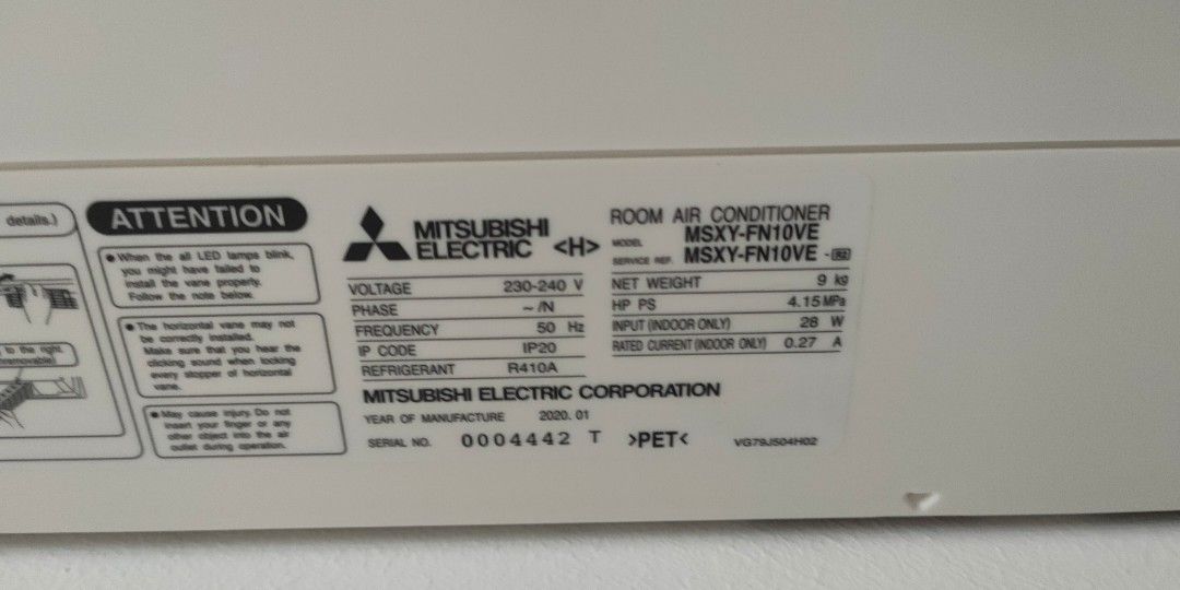 Mitshibushi aircon sys4, TV & Home Appliances, Air Conditioners ...