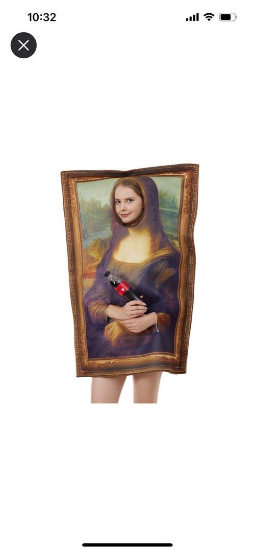 Mona Lisa costume outfit Halloween dress up party , Everything Else on ...