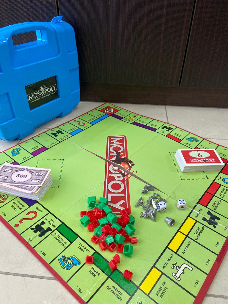 MONOPOLY Set with case, Hobbies & Toys, Toys & Games on Carousell