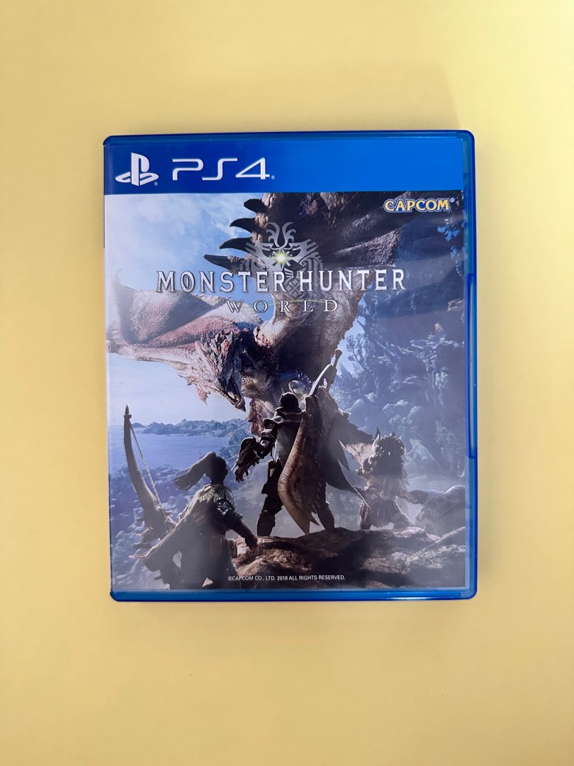 Monster Hunter World PS4 game, Video Gaming, Video Games, PlayStation ...