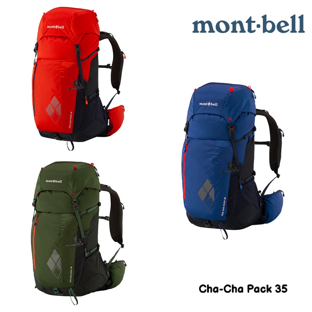 Montbell Cha-Cha Pack 35 登山背囊 35L 1133301 mont-bell, 男裝, 袋, 背包 - Carousell
