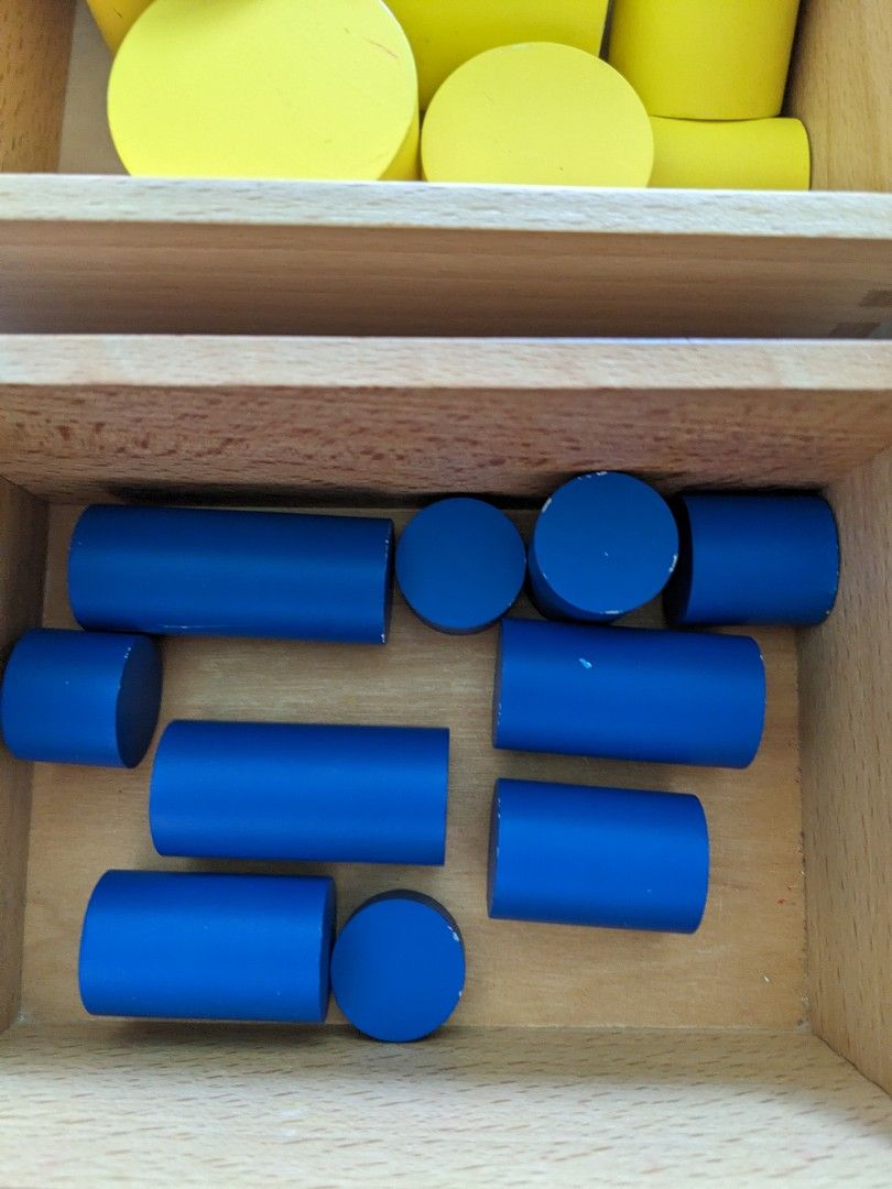 Montessori Knobless Cylinders, Hobbies & Toys, Toys & Games on Carousell
