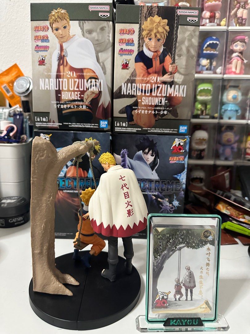 Naurto 20th figure + 20th card, Hobbies & Toys, Toys & Games on Carousell
