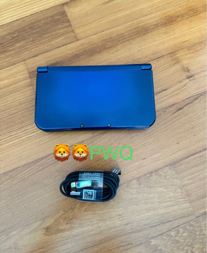[New] Nintendo 3DS XL Navy Blue, Video Gaming, Video Game Consoles ...