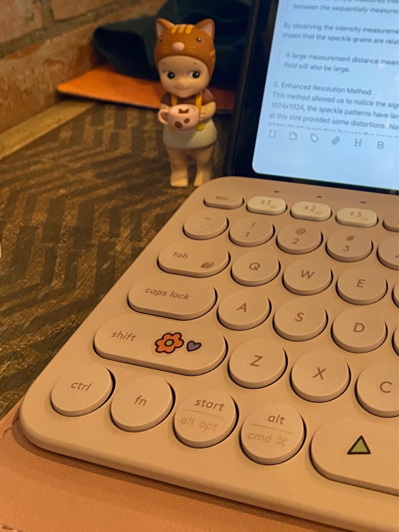 New Pink Logitech K380 Pebble Keyboard on Carousell