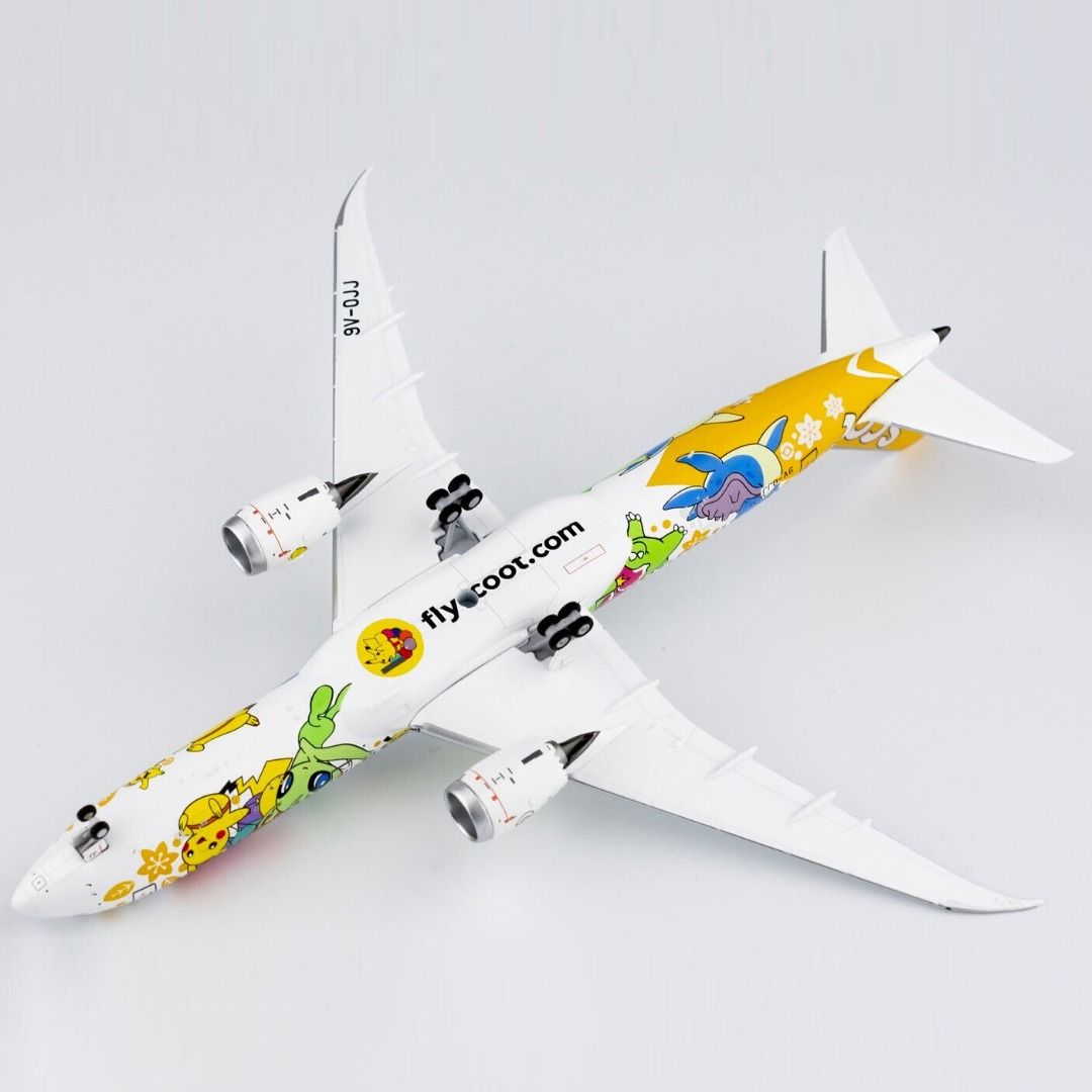 NG MODELS FLYSCOOT BOEING 787-9 DREAM)LINER 9V-OJJ POKEMON 1:400 ...