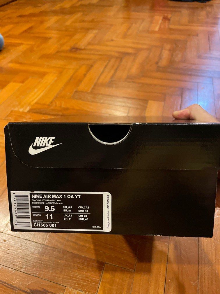 Nike Air Max 1 Tokyo Maze, Men's Fashion, Footwear, Sneakers on Carousell