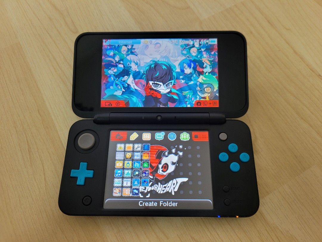 Nintendo 2DS XL blue / black, Video Gaming, Video Game Consoles ...