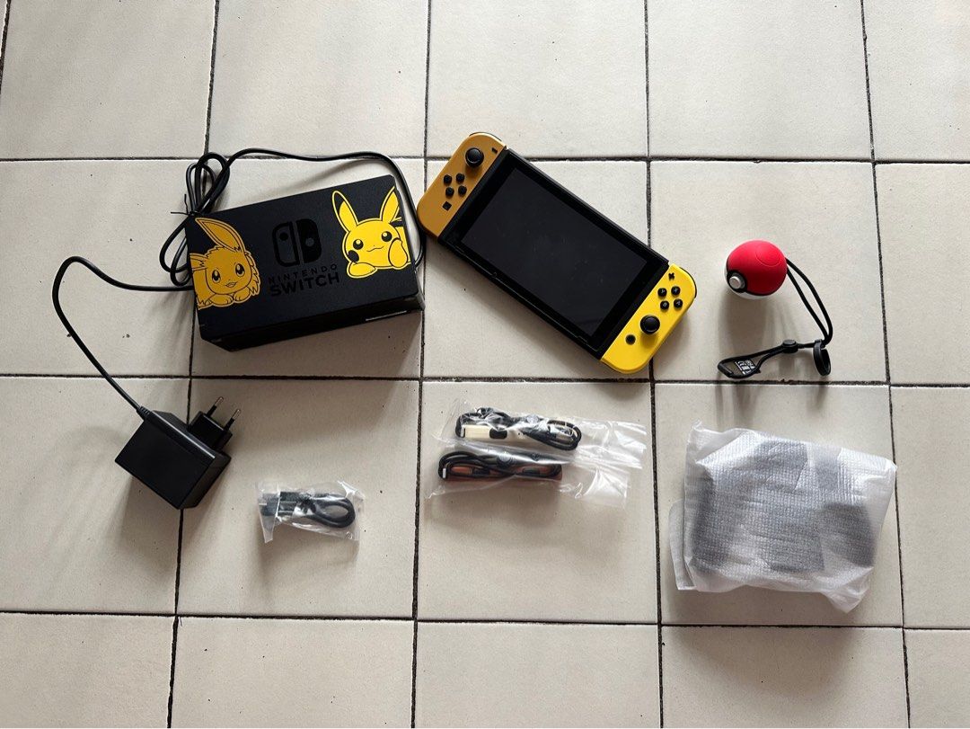 Nintendo Switch Pikachu Edition + Pokeball Plus! (Game not included ...